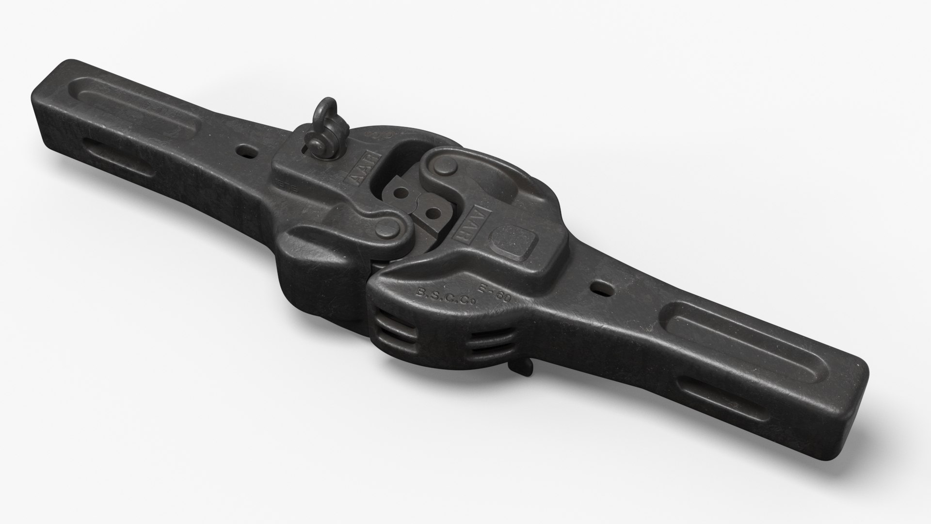 3D Model Janney Type Railway Coupler - TurboSquid 2308490