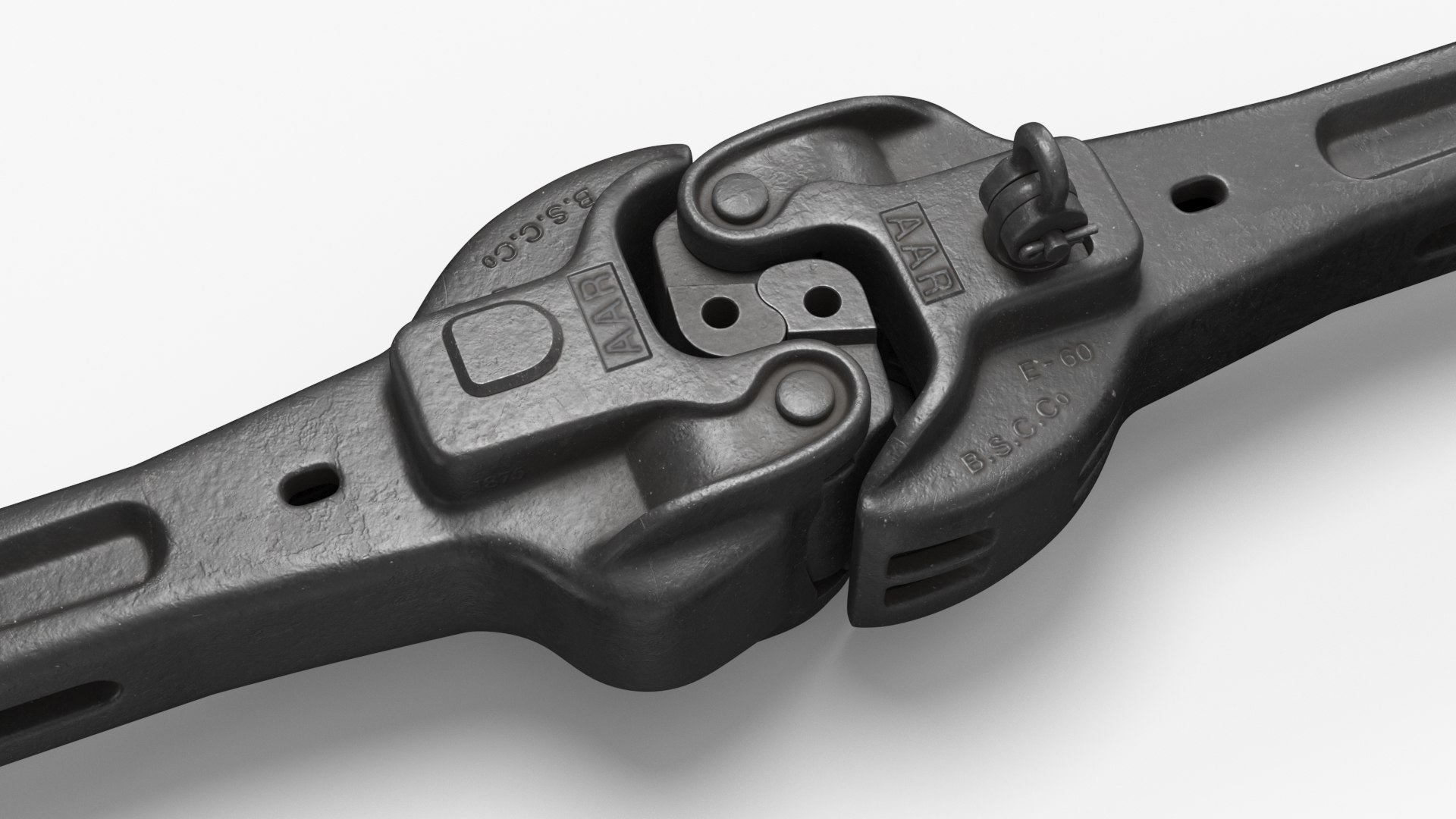 3D Model Janney Type Railway Coupler - TurboSquid 2308490