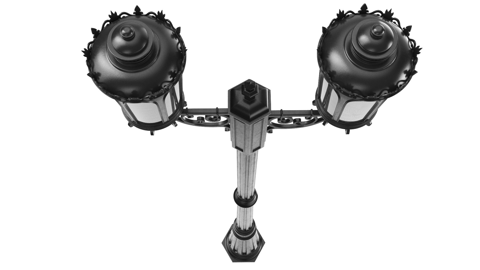 Two Detailed Street Light 3D Model - TurboSquid 2189789