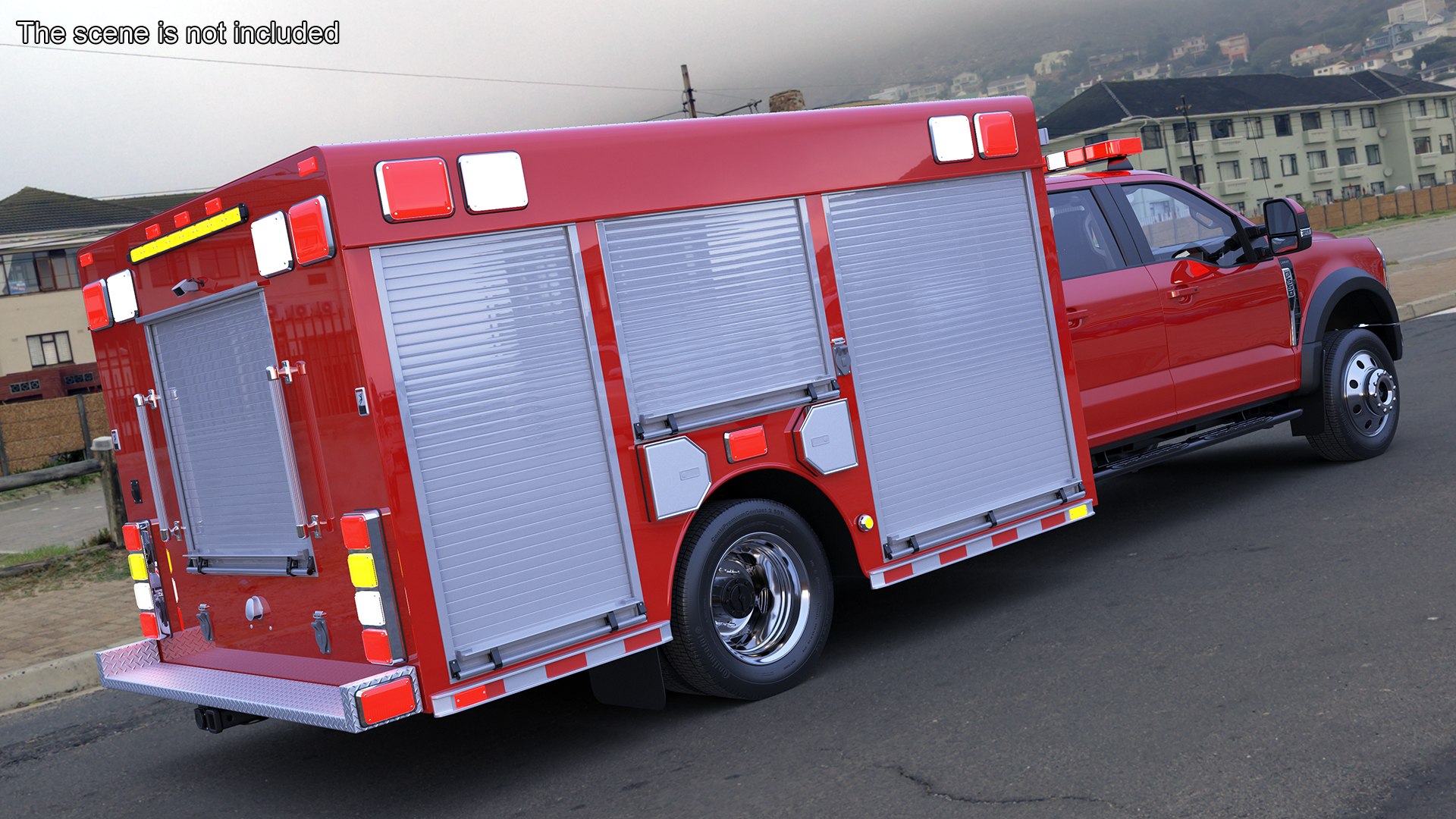 3D Light Rescue Truck Based On Ford F-550 Lariat Model - TurboSquid 2386268