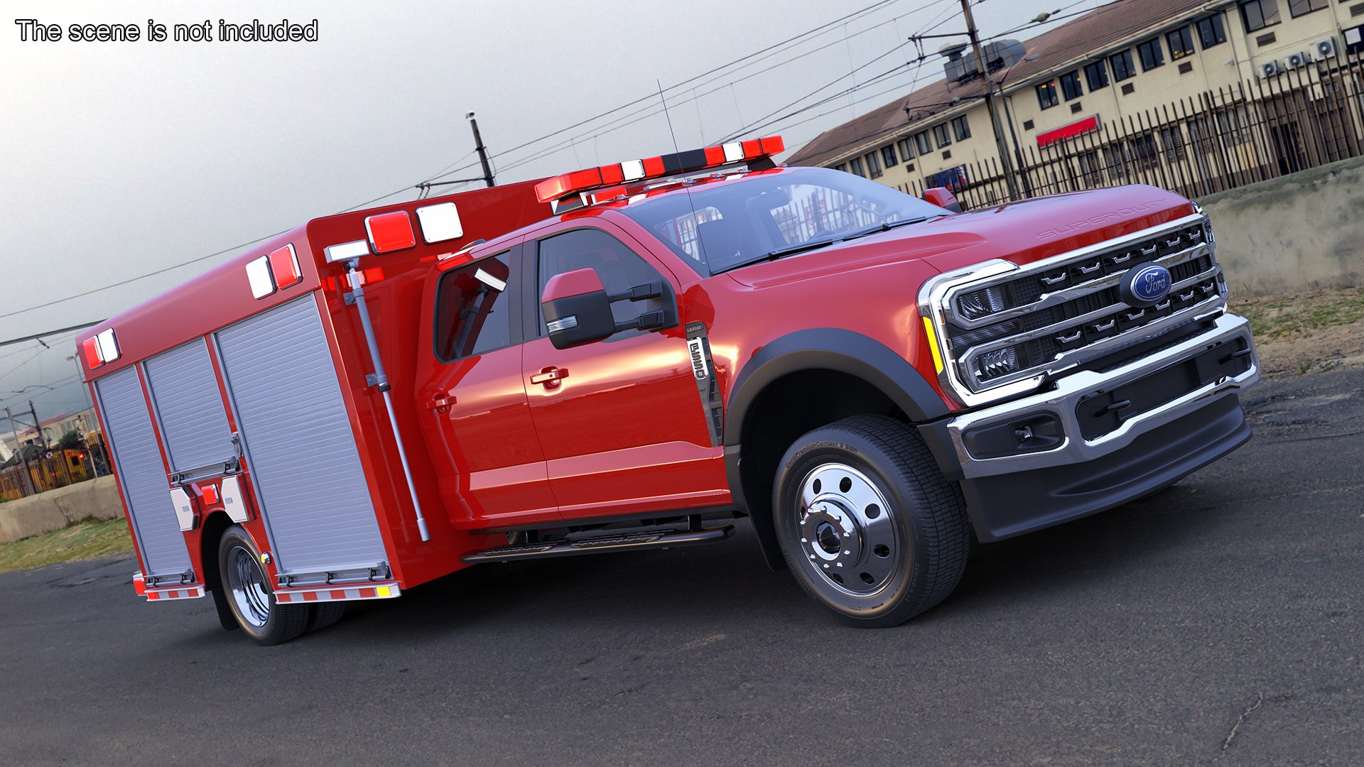 3D Light Rescue Truck Based On Ford F-550 Lariat Model - TurboSquid 2386268