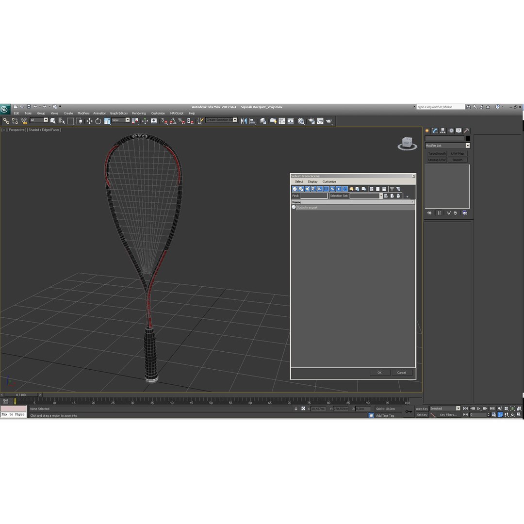 3d Squash Racquet
