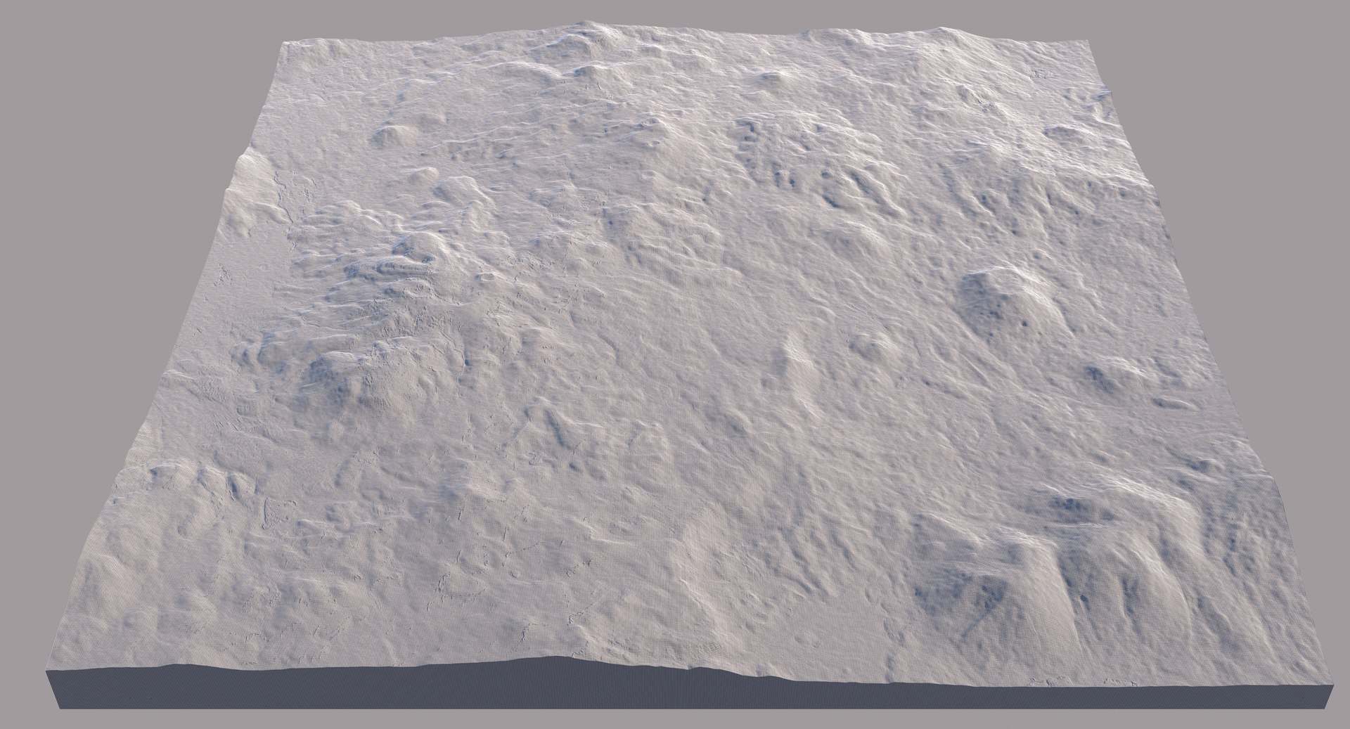 Desert Landscape Lava Flow 3d Model