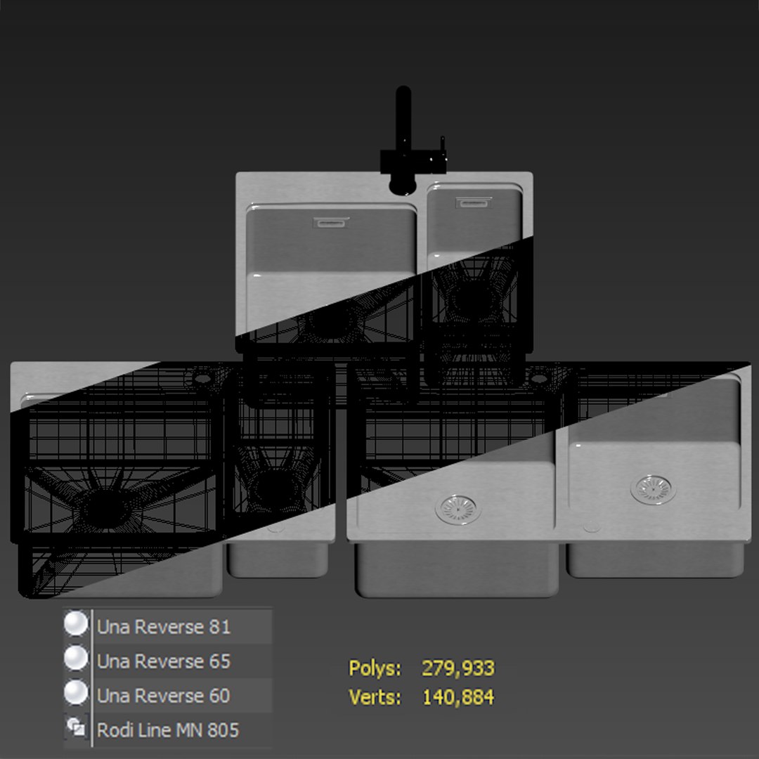 Rodi Una Reverse 60-65-81 3D Model - TurboSquid 2186180