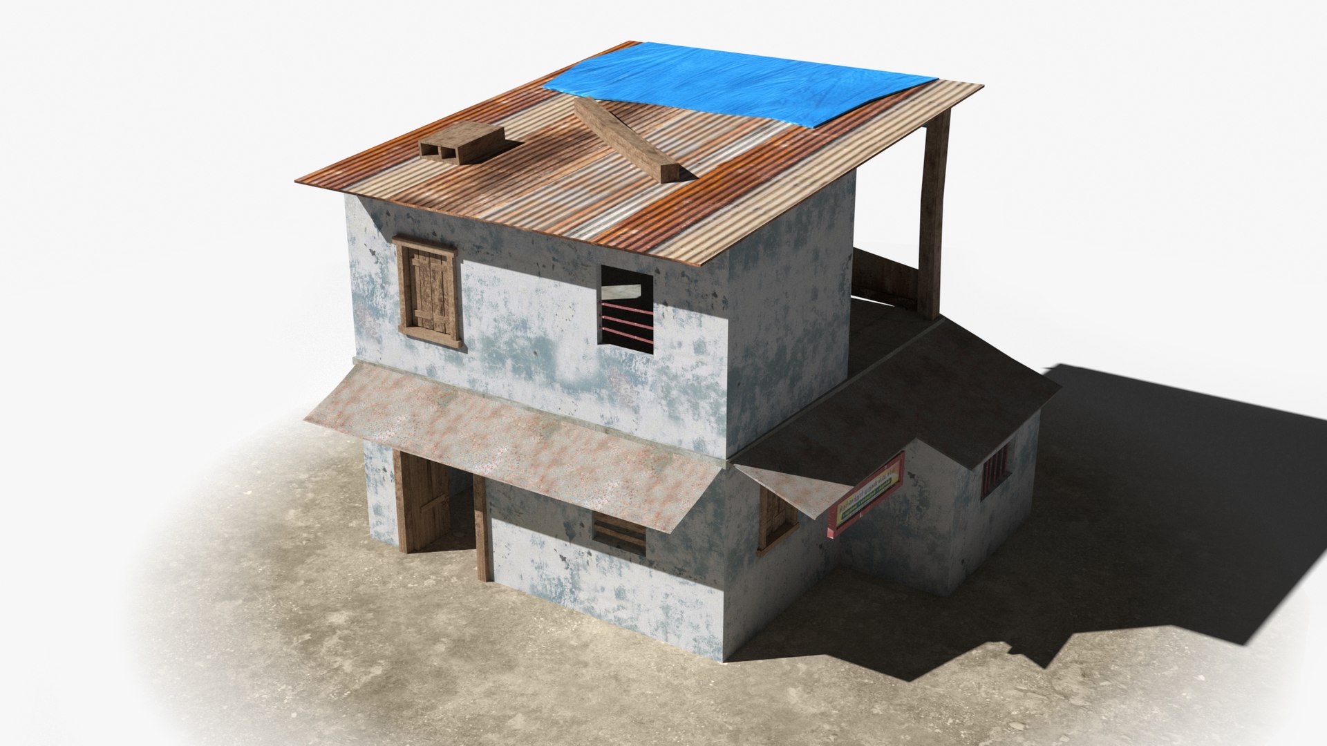3D Model Slum X9 - TurboSquid 2301209