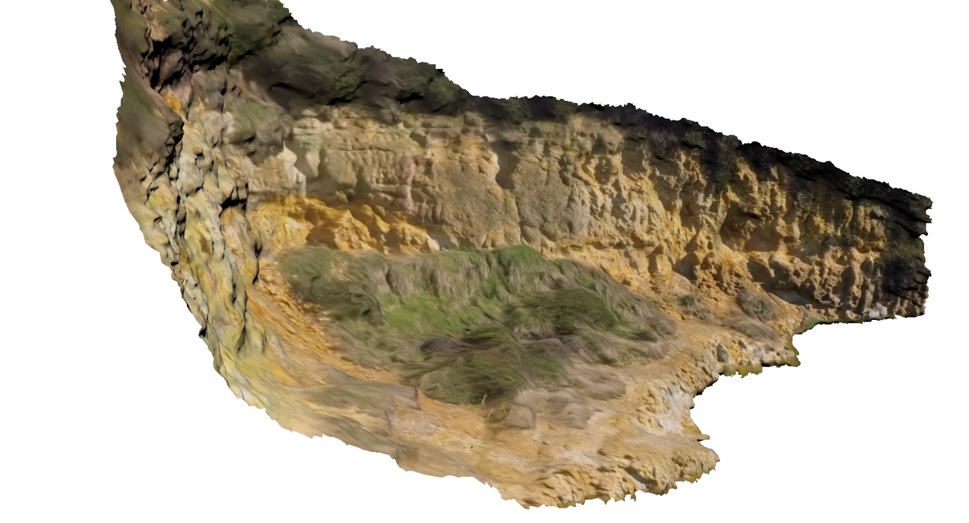 Scan Outcrop Volcanic Rocks 3d Model