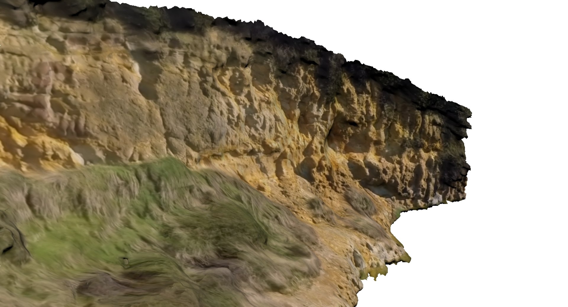 Scan Outcrop Volcanic Rocks 3d Model