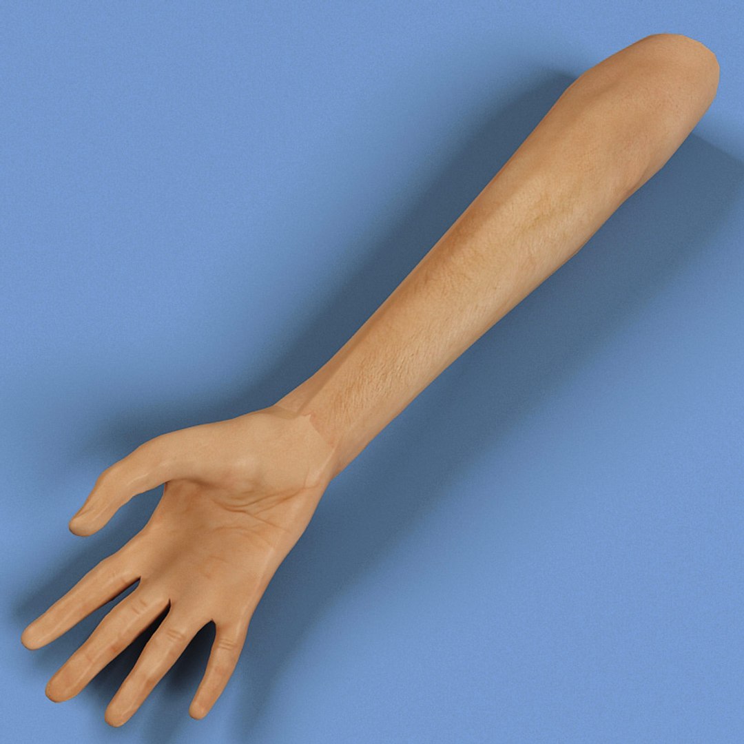 maya realistic hand