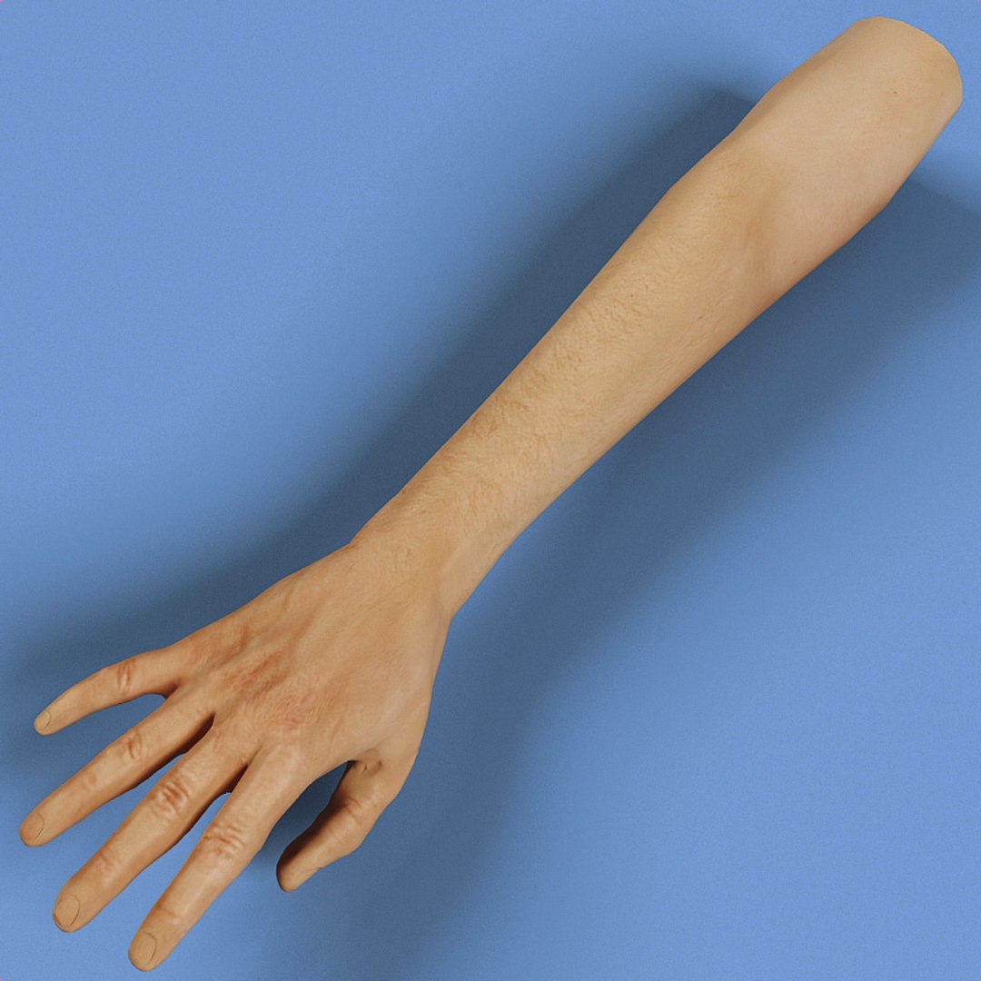 maya realistic hand