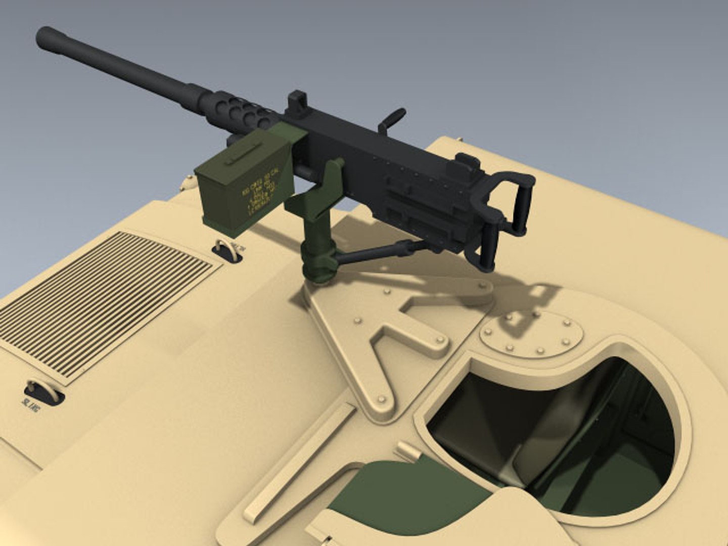 M1025 Hmmwv Desert Humvee 3d 3ds