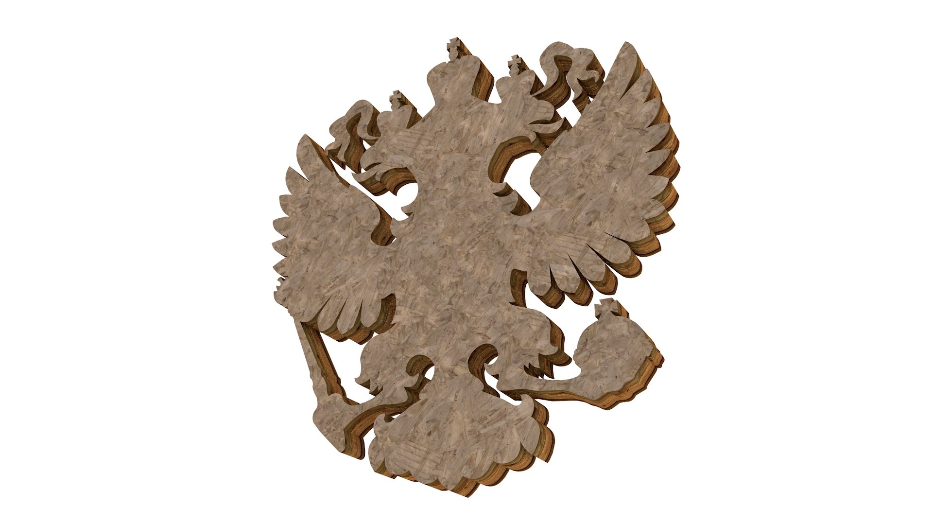 Vectorised Russian Herb Eagles 3D Model - TurboSquid 1573351