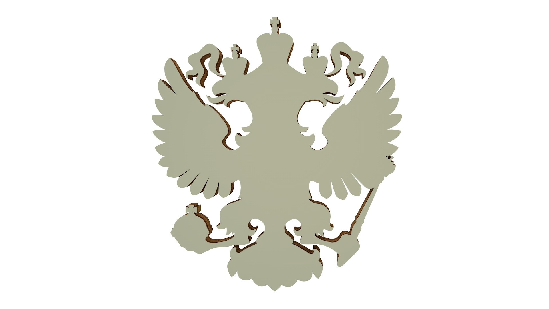 Vectorised Russian Herb Eagles 3D Model - TurboSquid 1573351