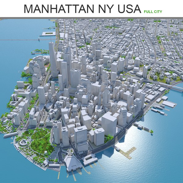 New York City Skyline 3D Models for Download | TurboSquid