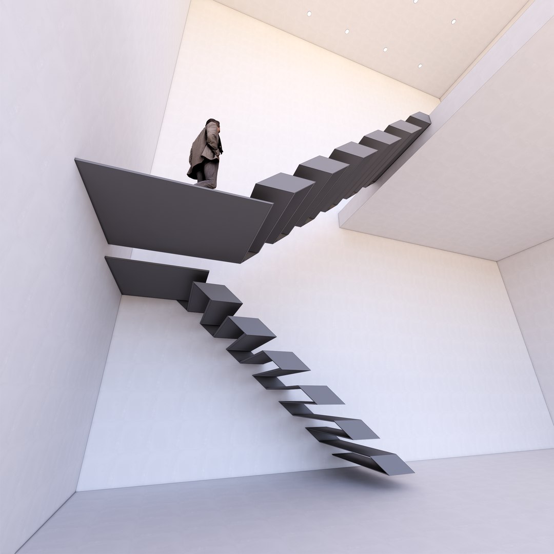 3D Special Staircase Created Revit - TurboSquid 1500305