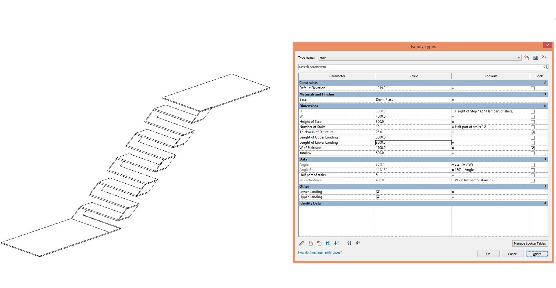 3D Special Staircase Created Revit - TurboSquid 1500305