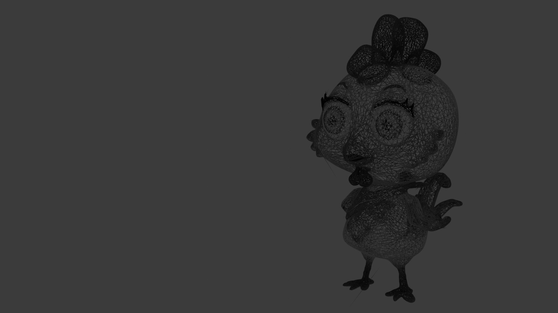 3D CLUCKY The Weird Chicken Model - TurboSquid 2293785