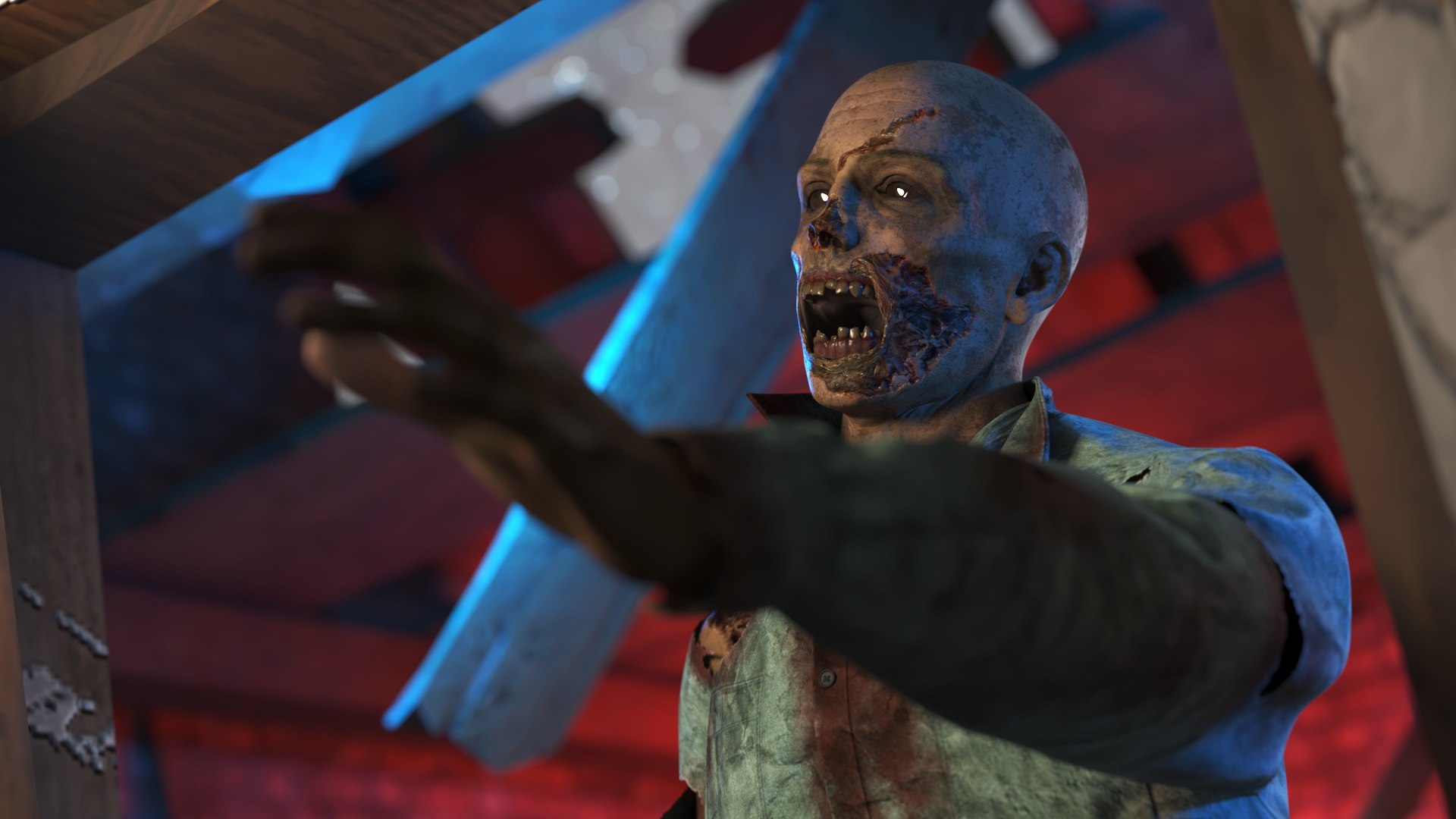 3D Destroyed Zombie Country House Model - TurboSquid 2300536