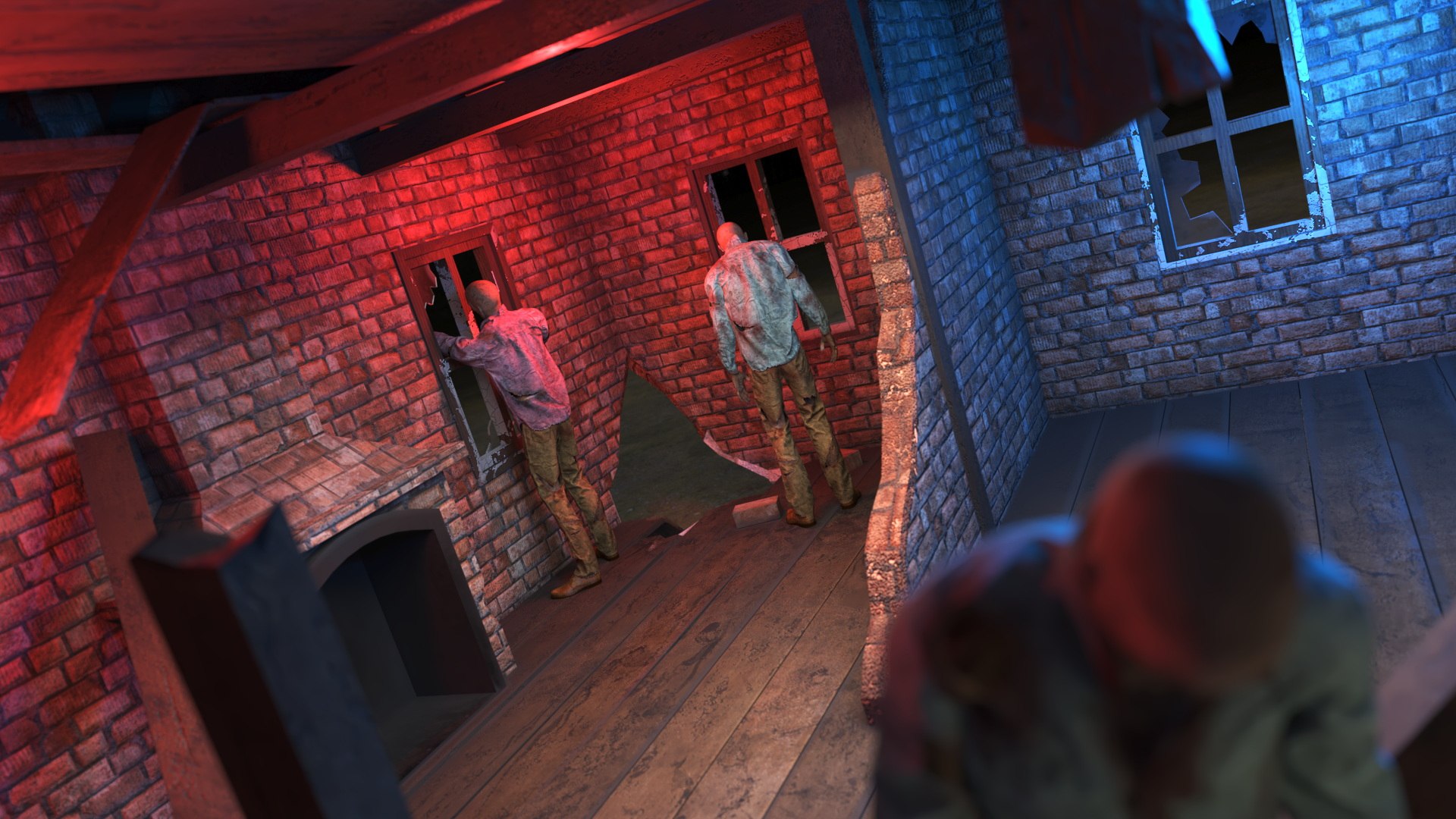 3D Destroyed Zombie Country House Model - TurboSquid 2300536