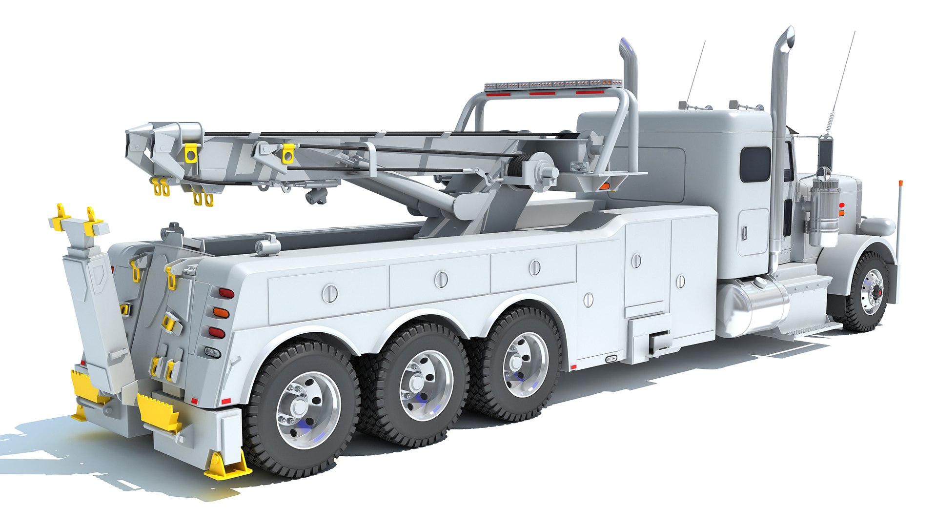 Recovery Service Wrecker Tow Truck 3D Model - TurboSquid 2270173
