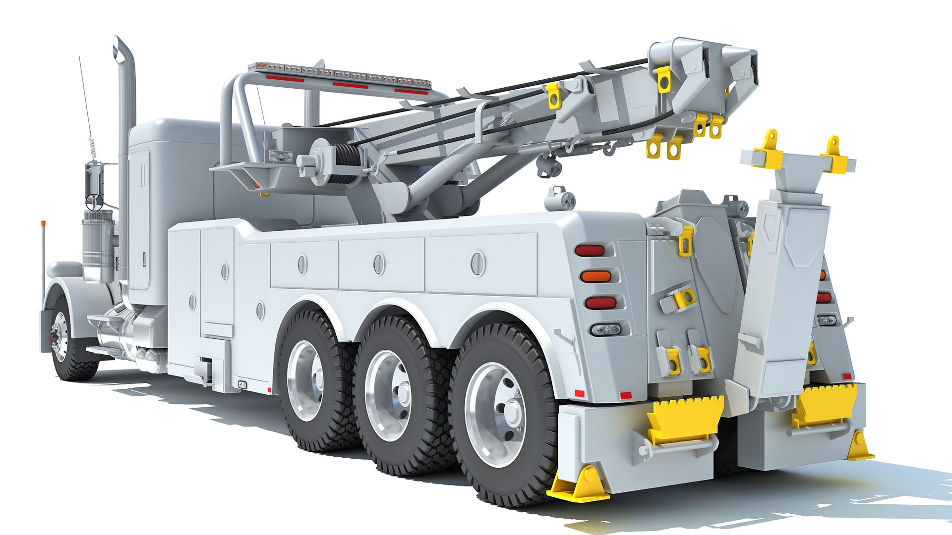 Recovery Service Wrecker Tow Truck 3D Model - TurboSquid 2270173