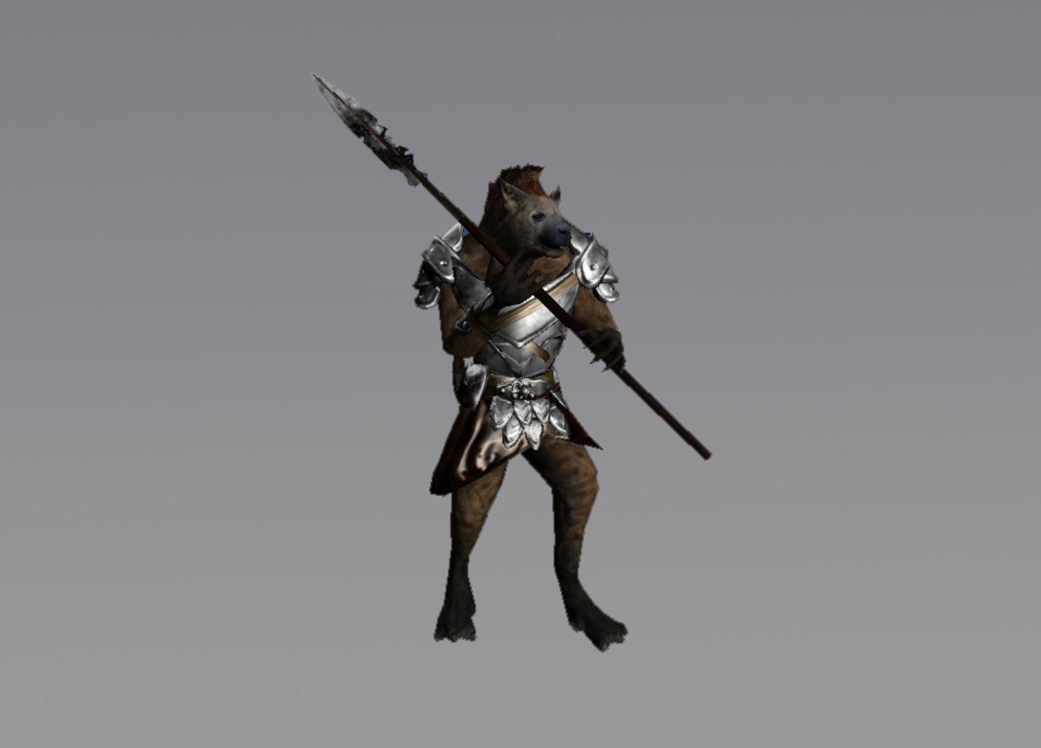 3s gnoll rpg character