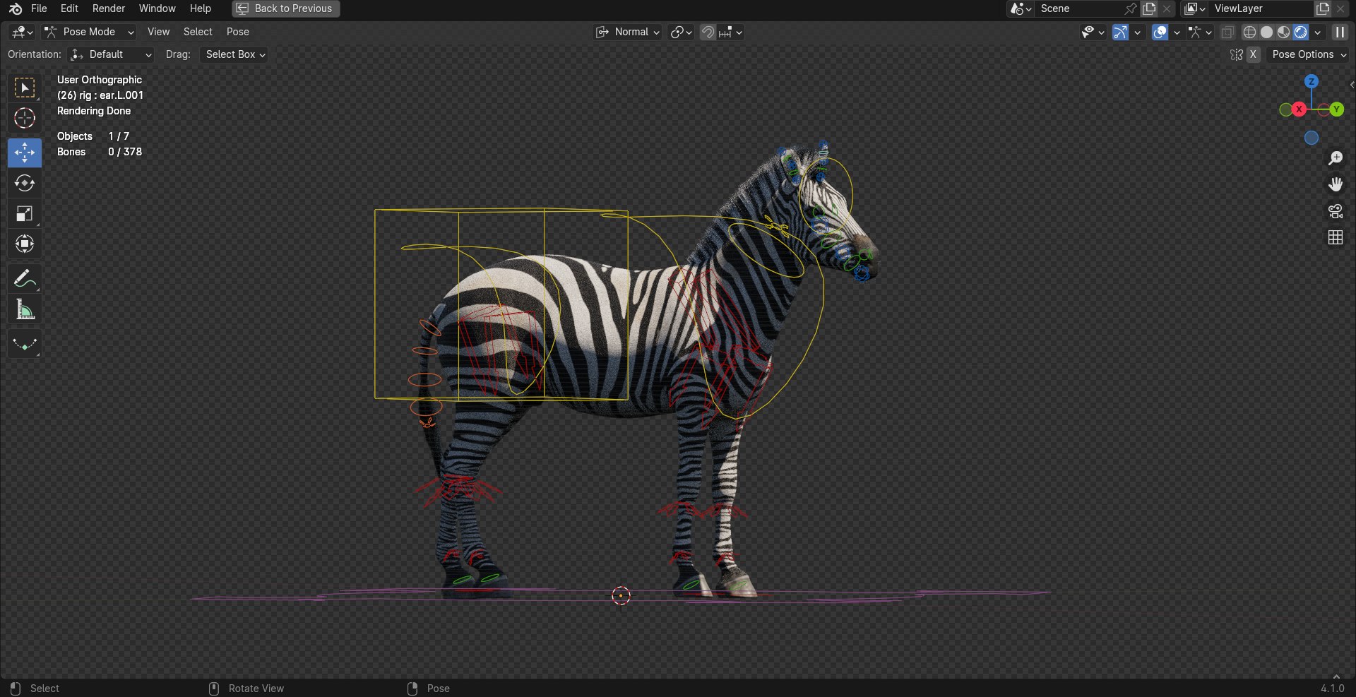 Zebra 3D Model - TurboSquid 2230738
