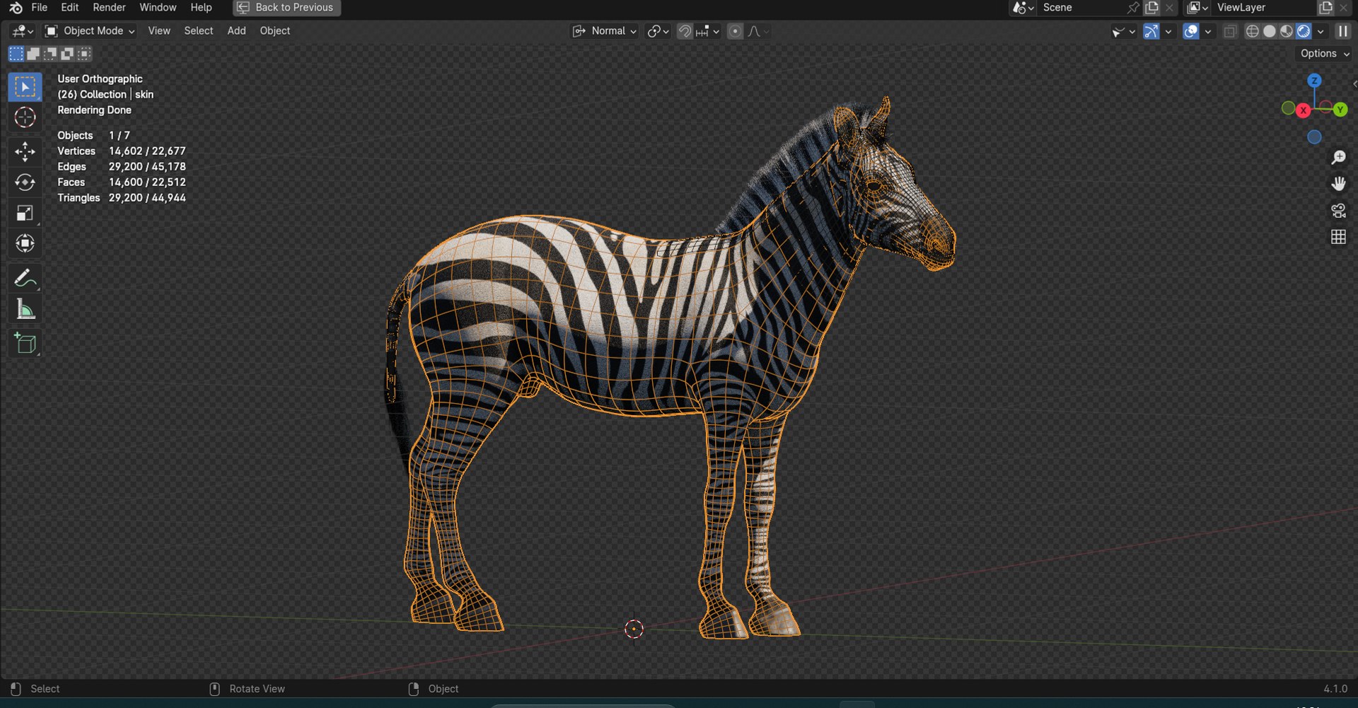 Zebra 3D Model - TurboSquid 2230738
