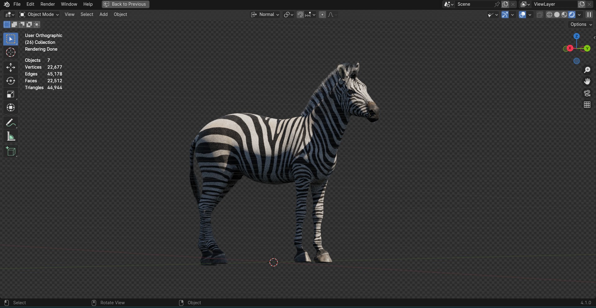 Zebra 3D Model - TurboSquid 2230738