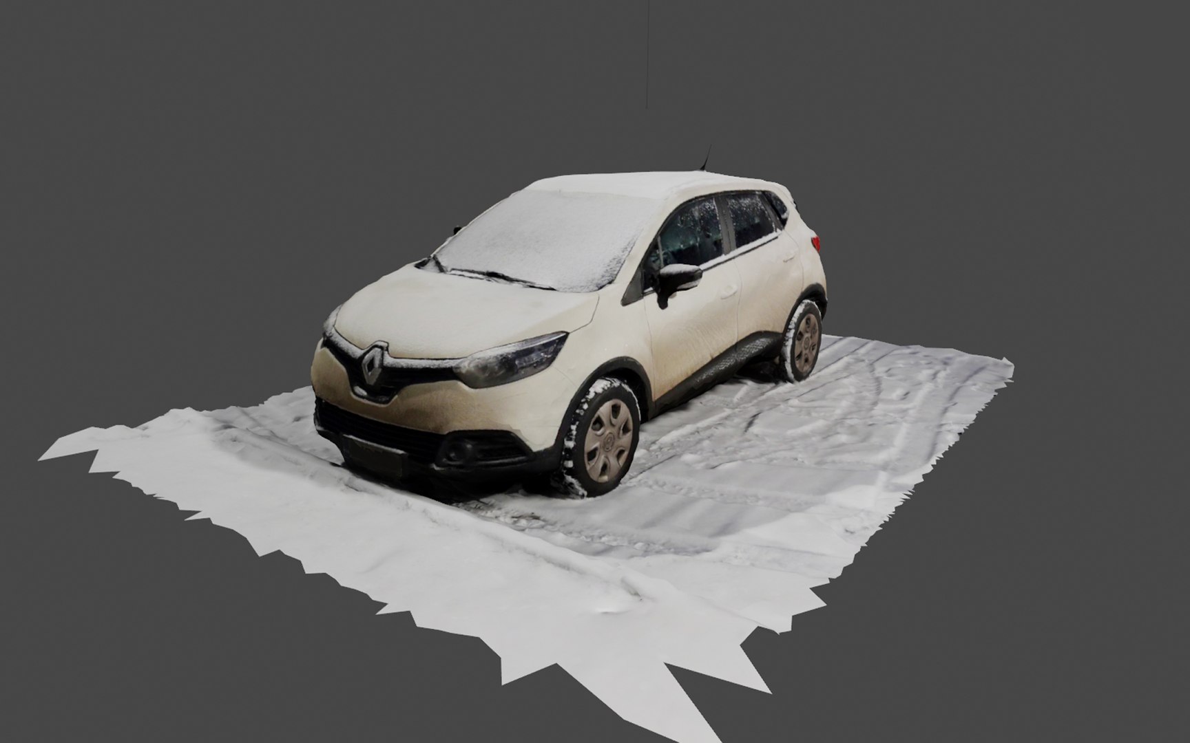 Renault Snow Winter Icy 3D Model - TurboSquid 1993434