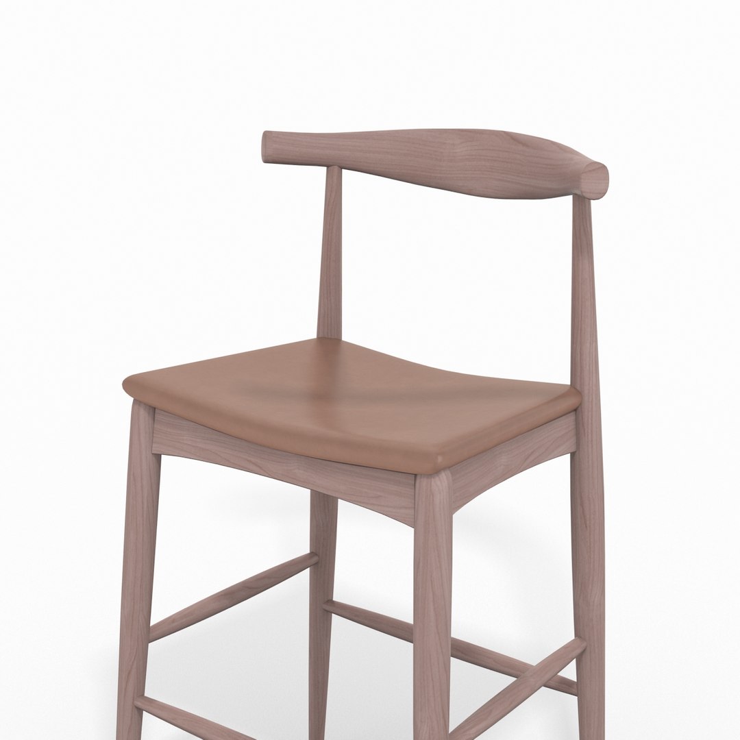 Carl hansen elbow stool 3D - TurboSquid 1523114