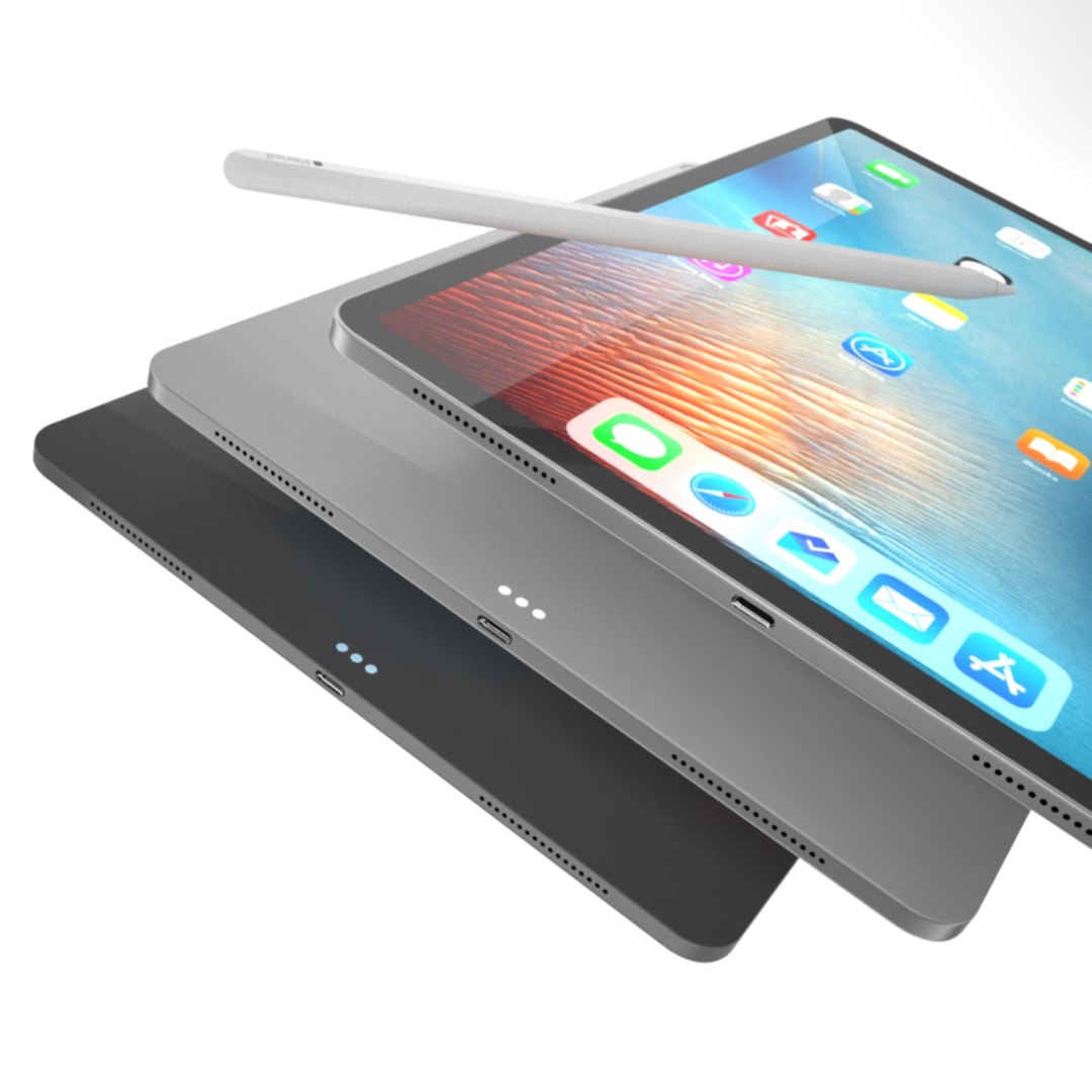 3D Apple Ipad Pro - TurboSquid 1348789