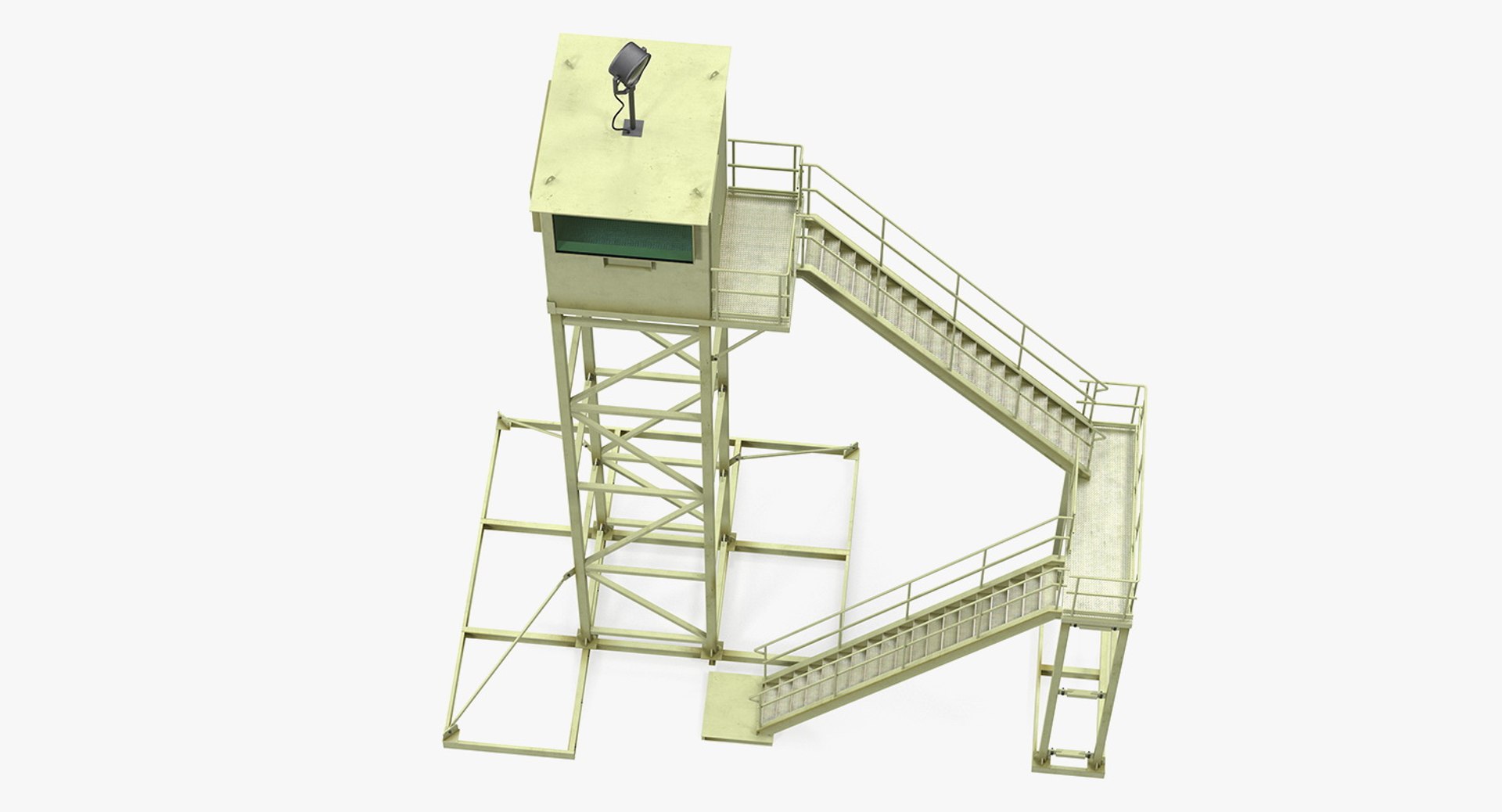 Military Observation Tower 3D Model - TurboSquid 1415972