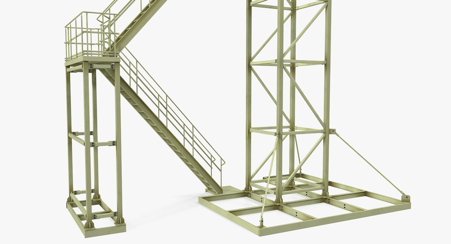 Military Observation Tower 3D Model - TurboSquid 1415972