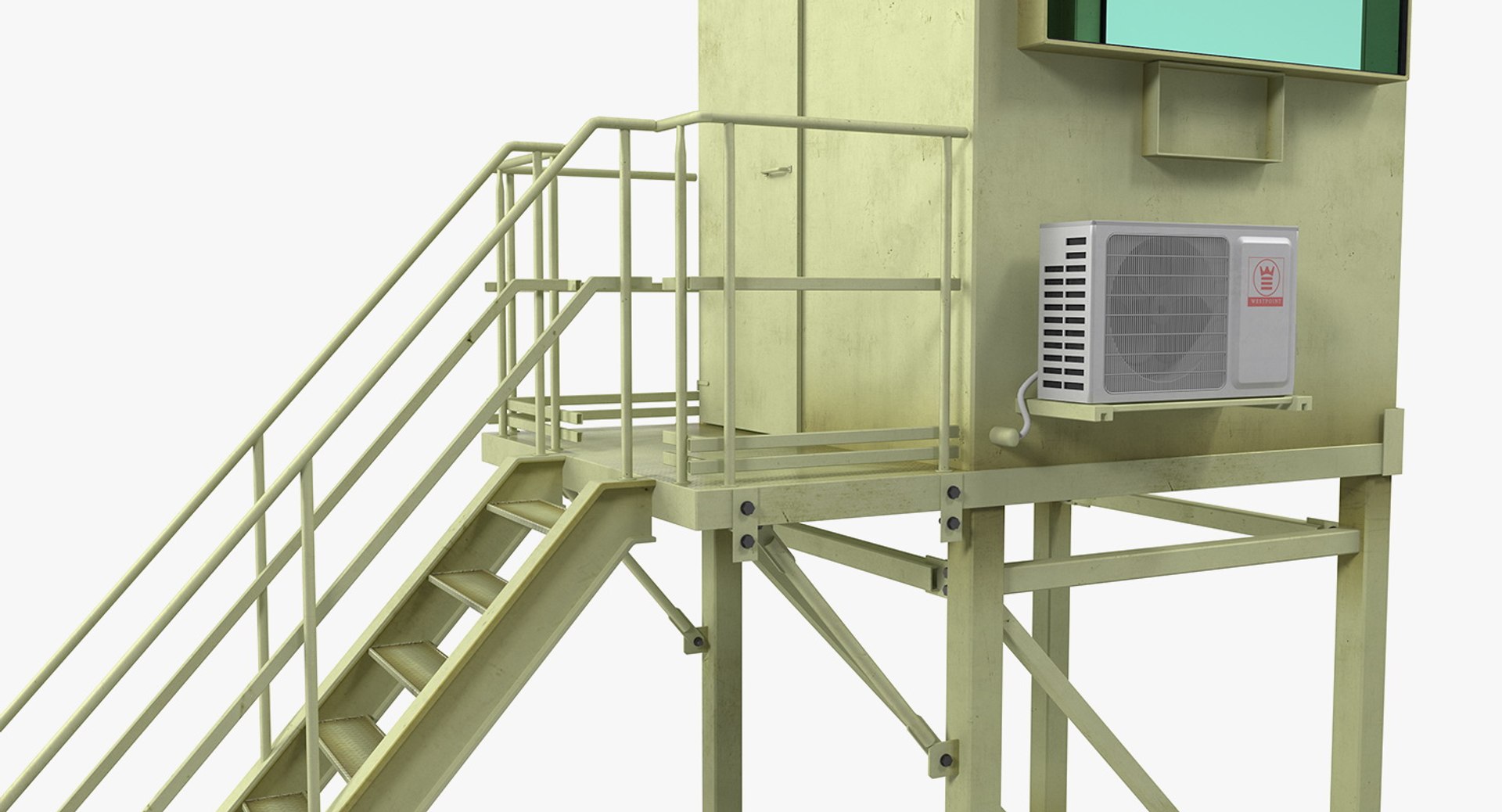 Military Observation Tower 3D Model - TurboSquid 1415972