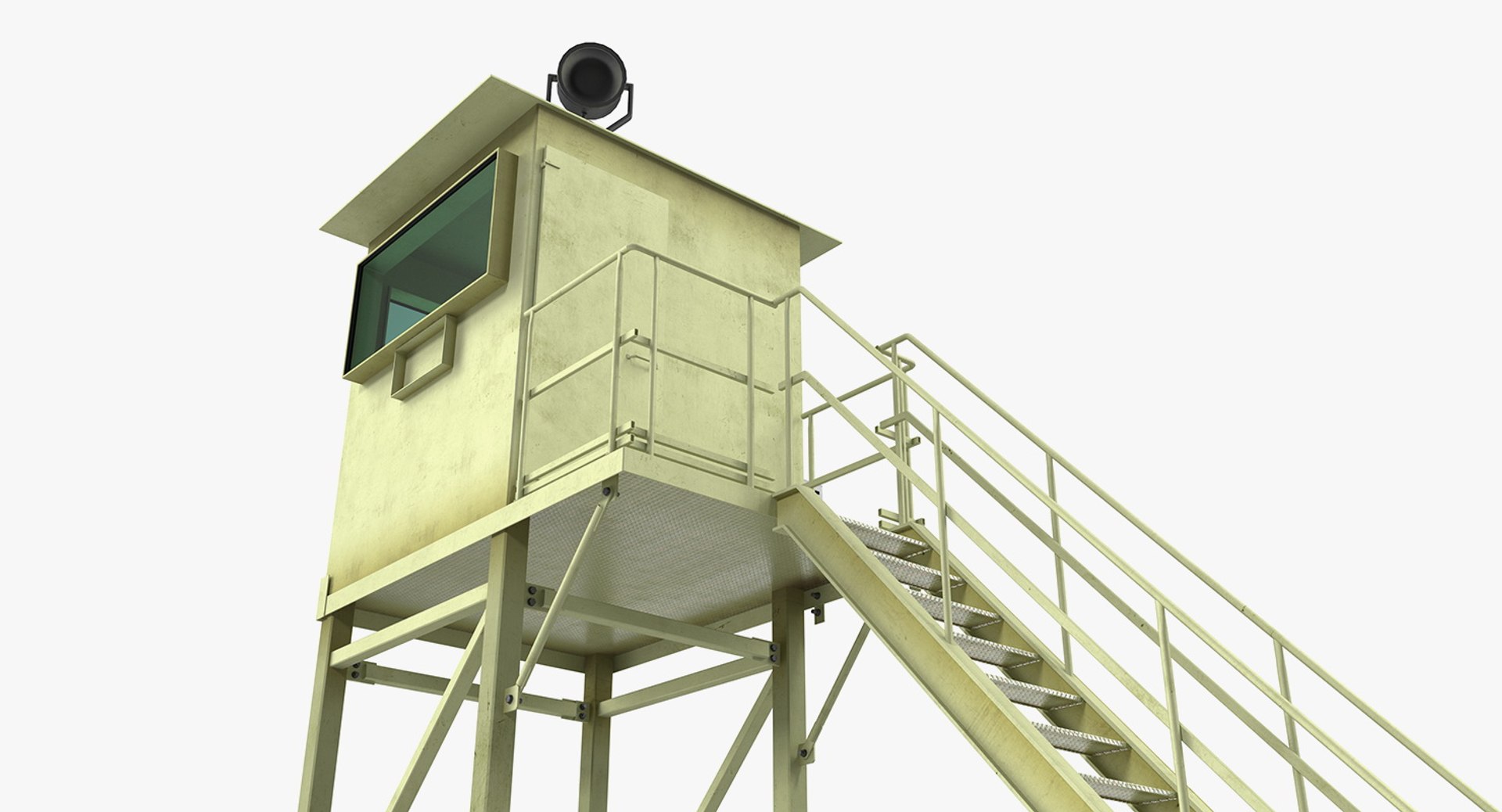 Military Observation Tower 3D Model - TurboSquid 1415972