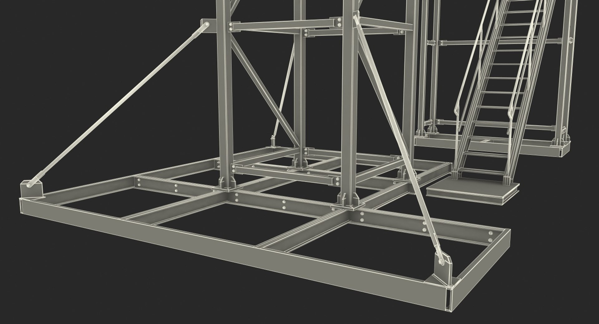 Military observation tower 3D model - TurboSquid 1415972