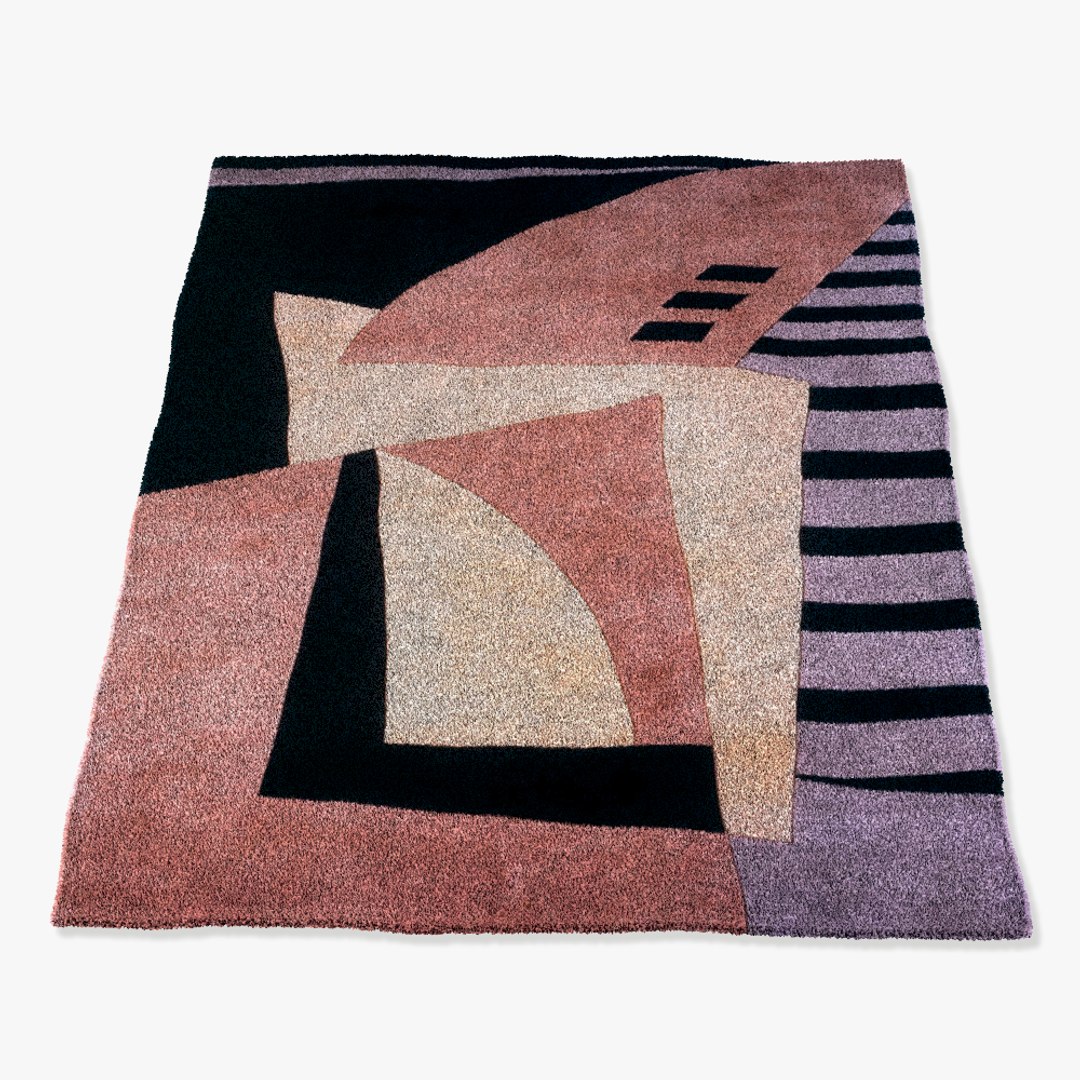 3d Momeni Rugs Abstract Nw22blk