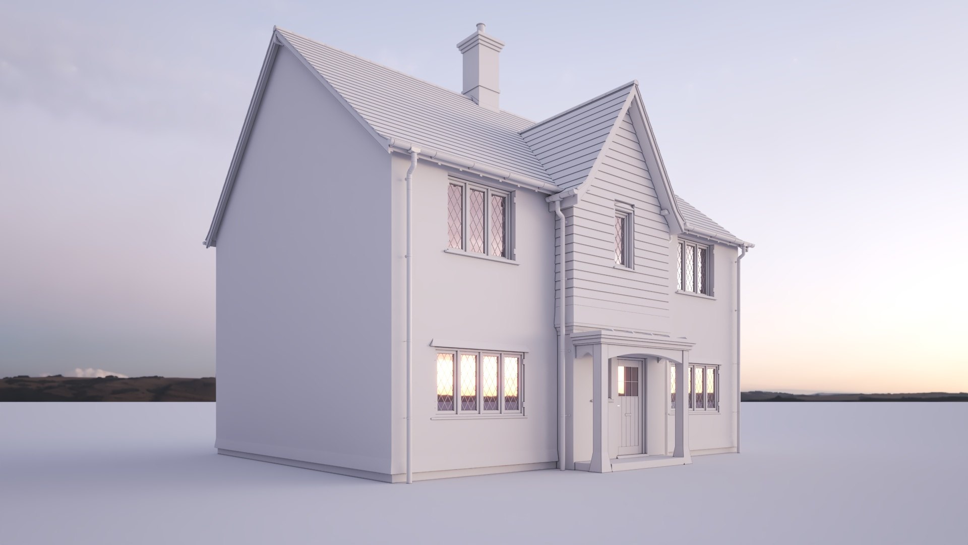 3D British House Bosc 4A Model - TurboSquid 2219358