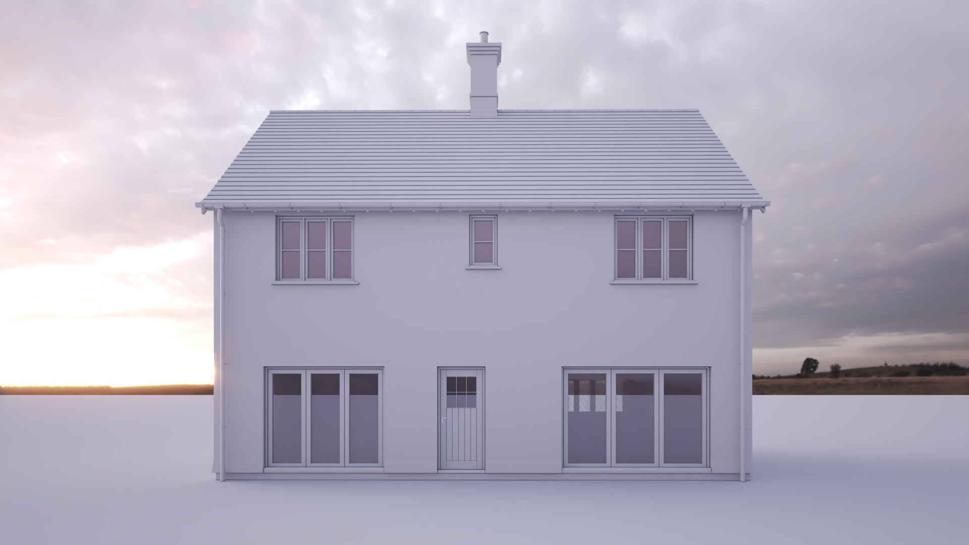 3D British House Bosc 4A Model - TurboSquid 2219358