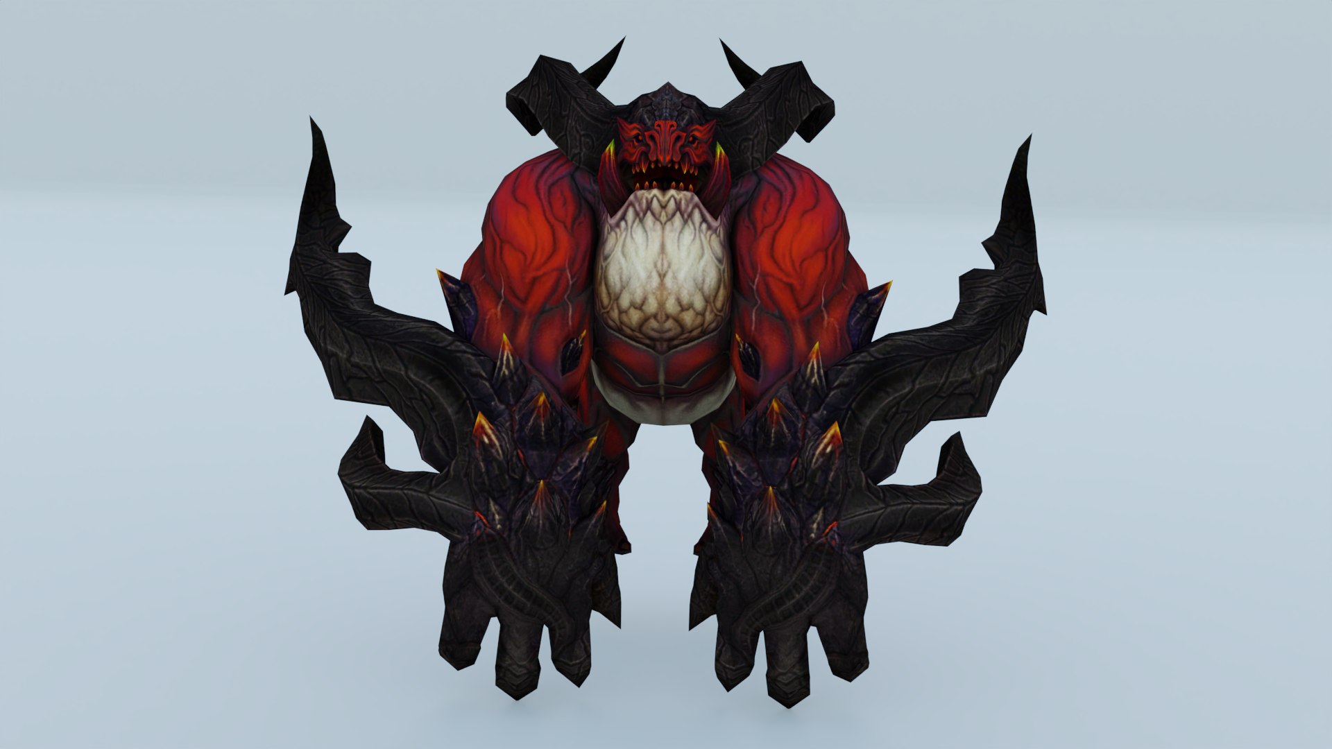 3D Fire Gorilla Monster Model - TurboSquid 2132299