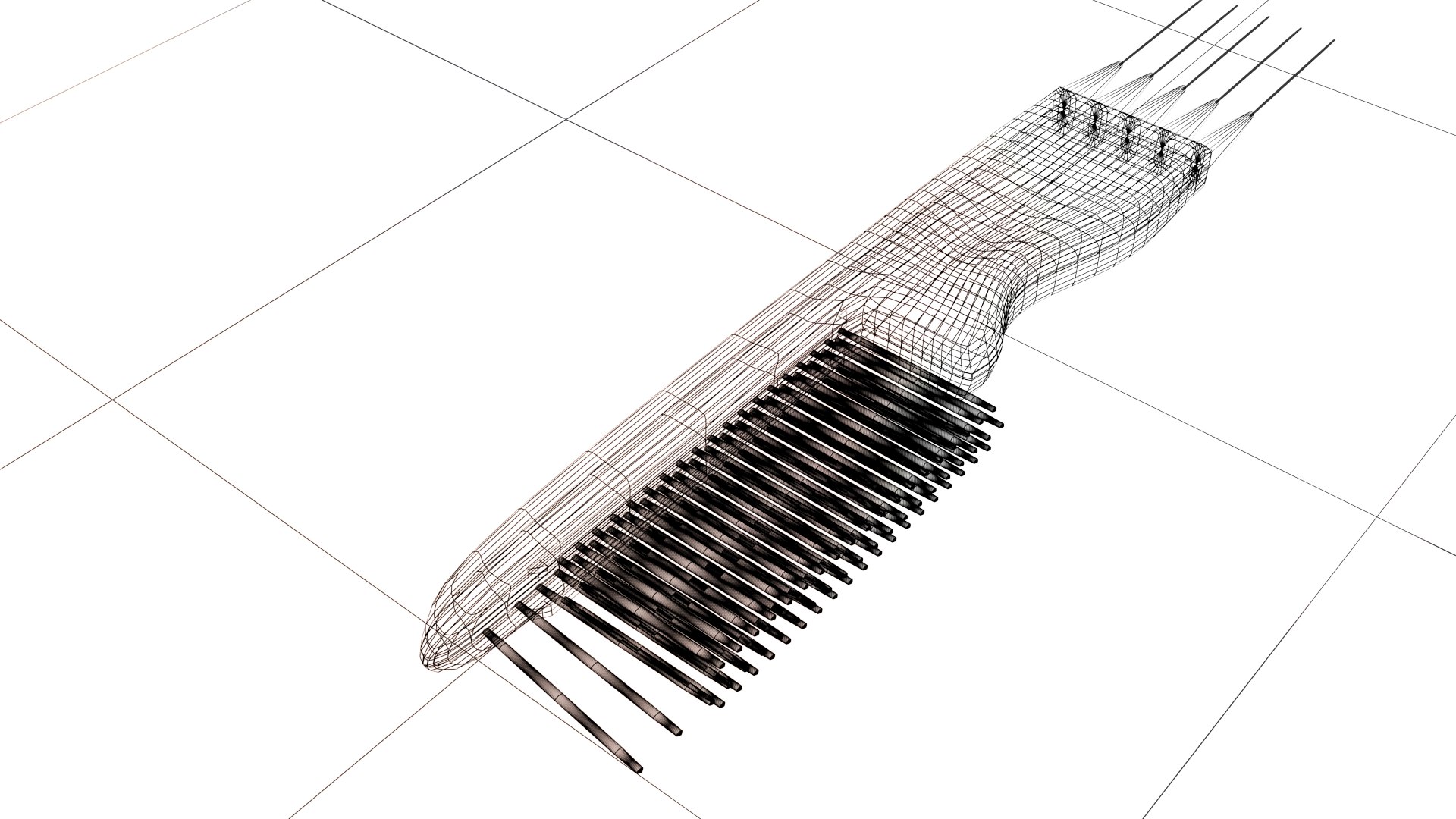 Comb 3D Model - TurboSquid 1985443