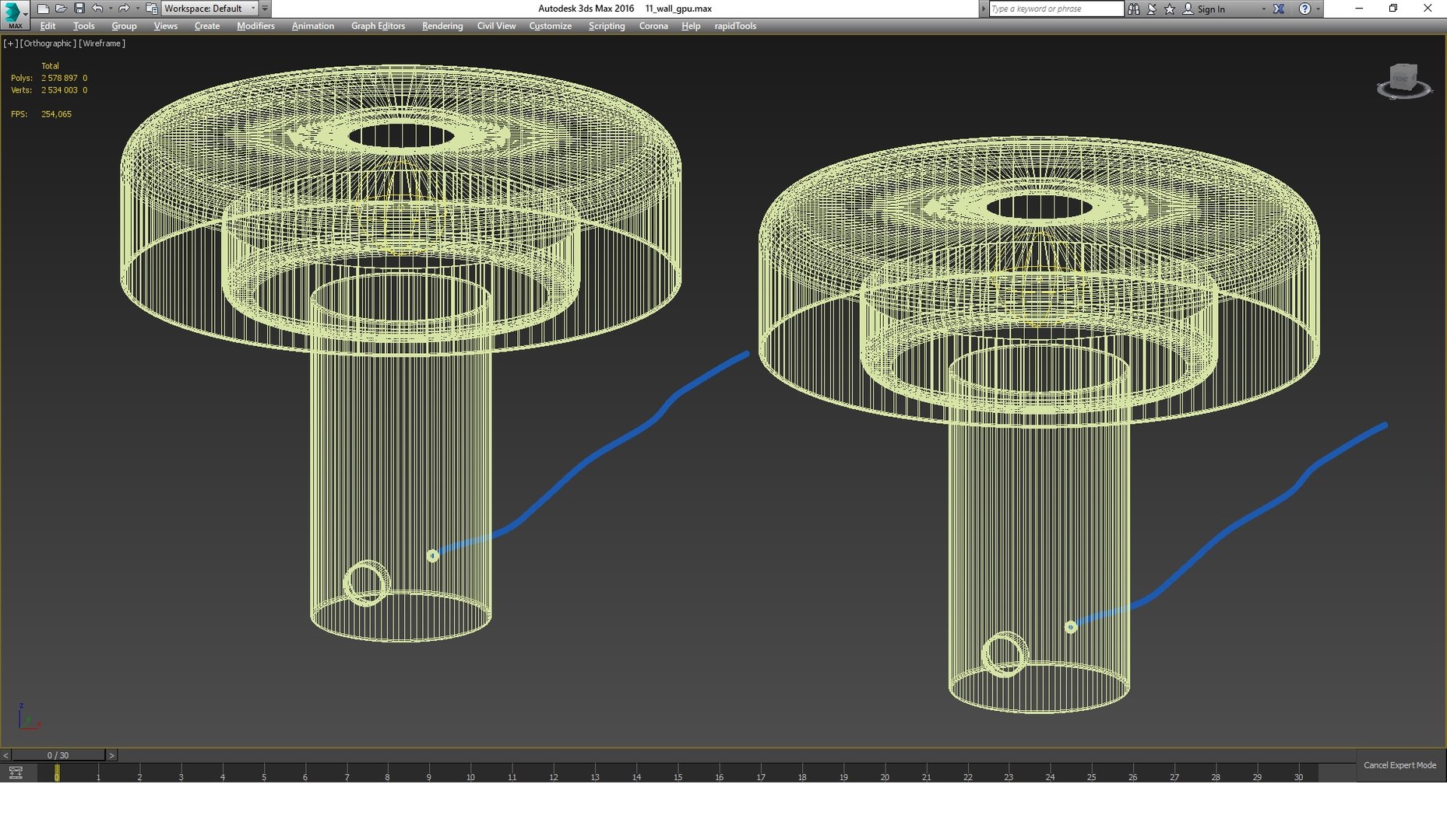3D model Disc Low Table Lamp - In common with - TurboSquid 2100289