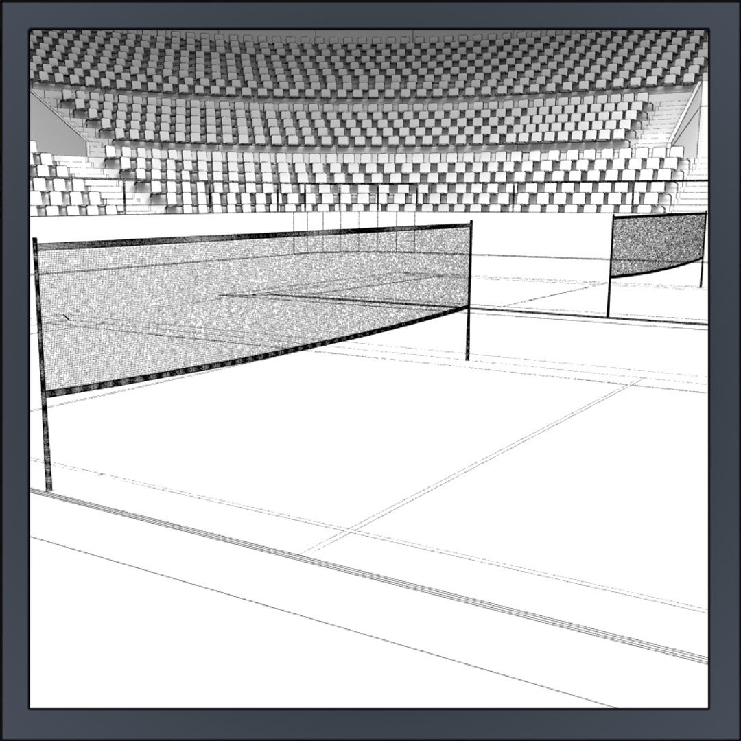 badminton racket shuttlecock obj