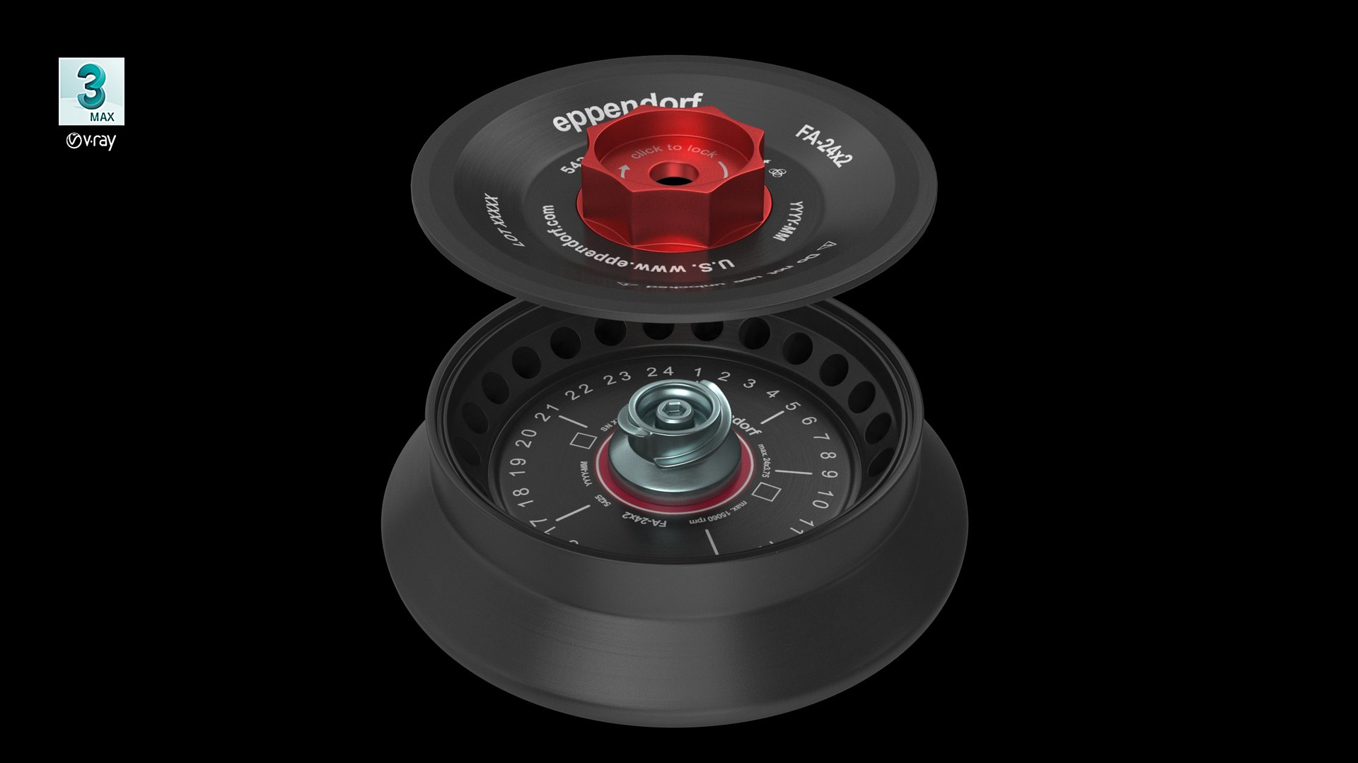 Eppendorf Centrifuge Rotor Fa 3D Model - TurboSquid 1453824