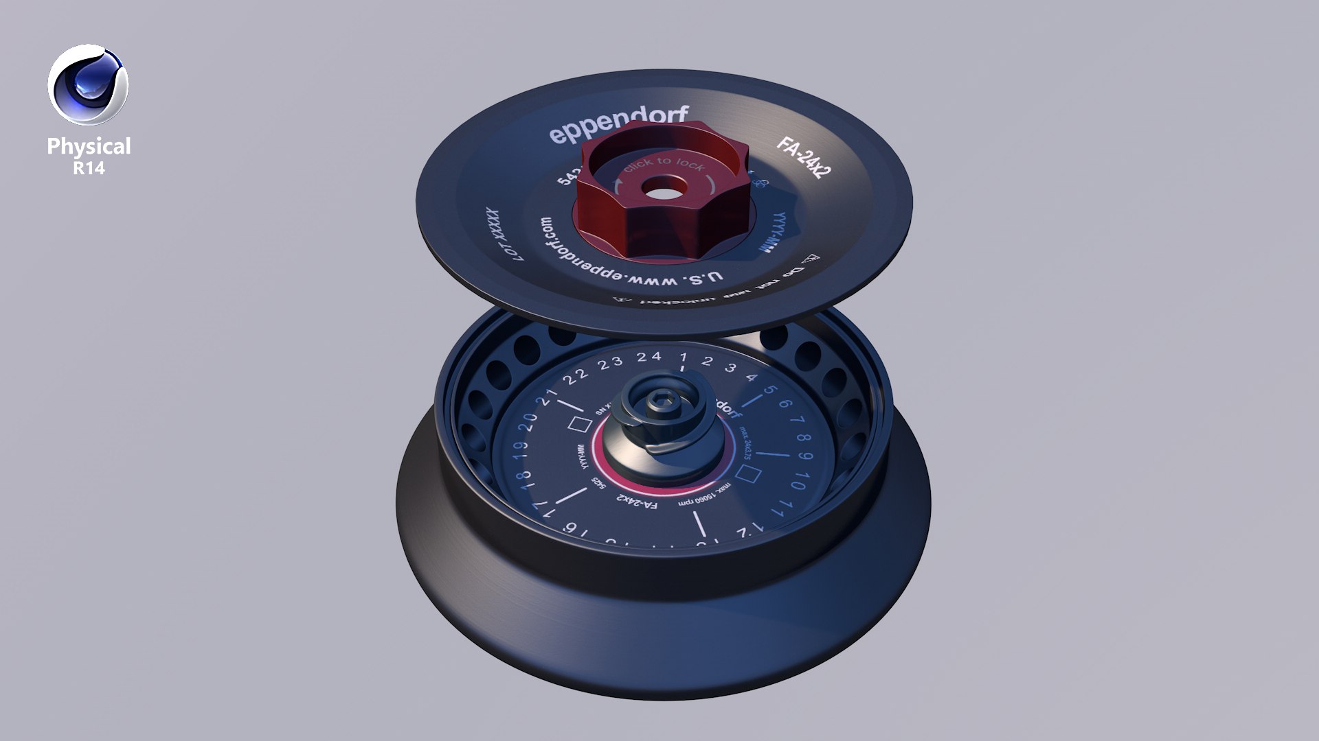 Eppendorf Centrifuge Rotor Fa 3D Model - TurboSquid 1453824