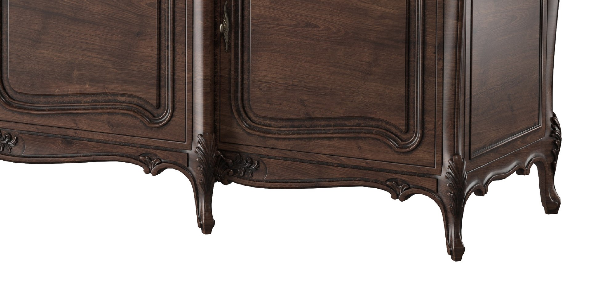 3D Blk Wood Eva Buffet 001-B Model - TurboSquid 2561647