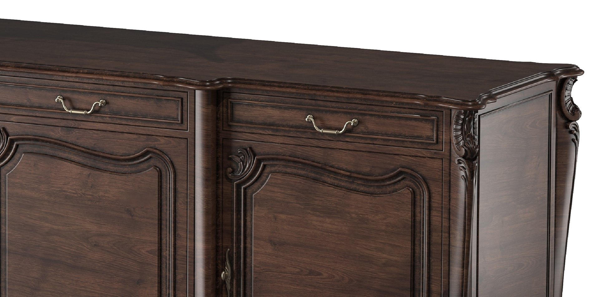 3D Blk Wood Eva Buffet 001-B Model - TurboSquid 2561647