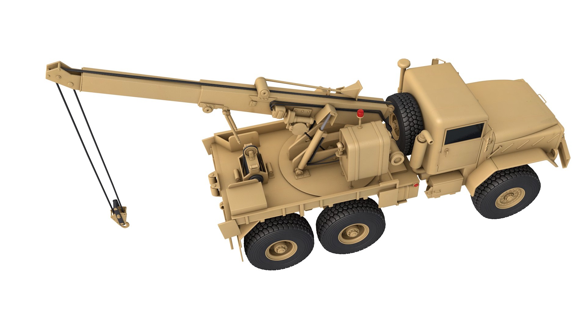 3D Model M939 Military Wrecker - TurboSquid 2062572