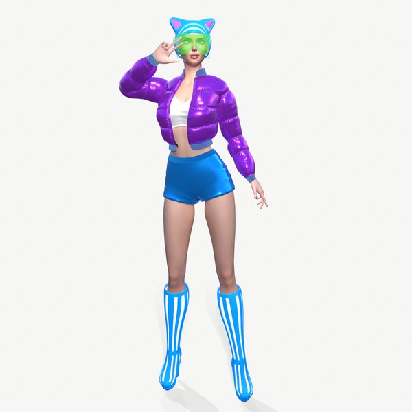 Sci-Fi Cat Female3D模型 - TurboSquid 1954222