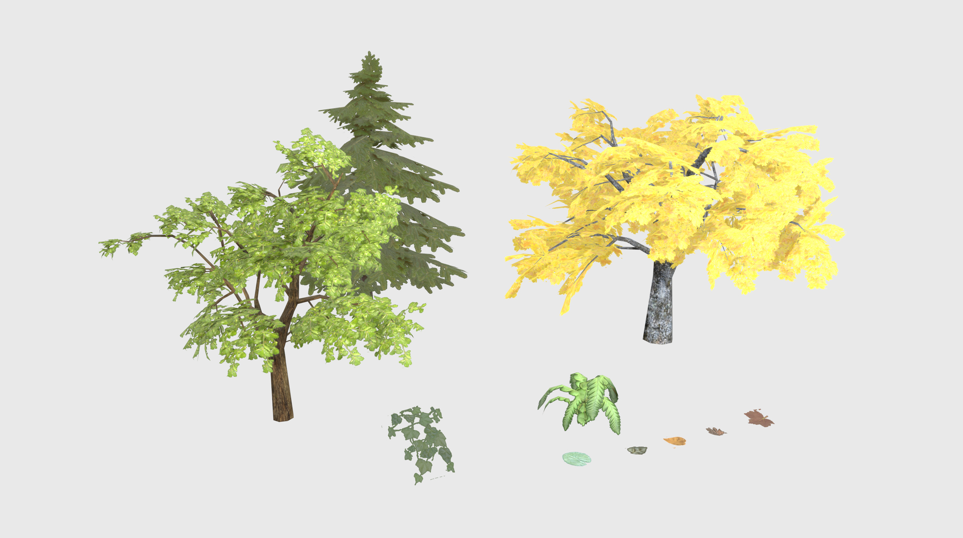3D model trees foliage - TurboSquid 1646733